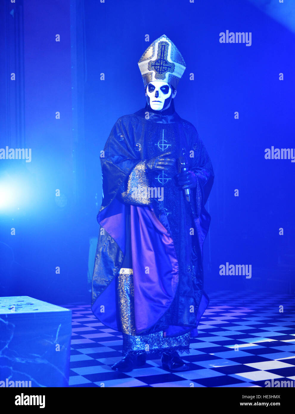 Swedish heavy metal band Ghost performs live in concert at Fillmore ...