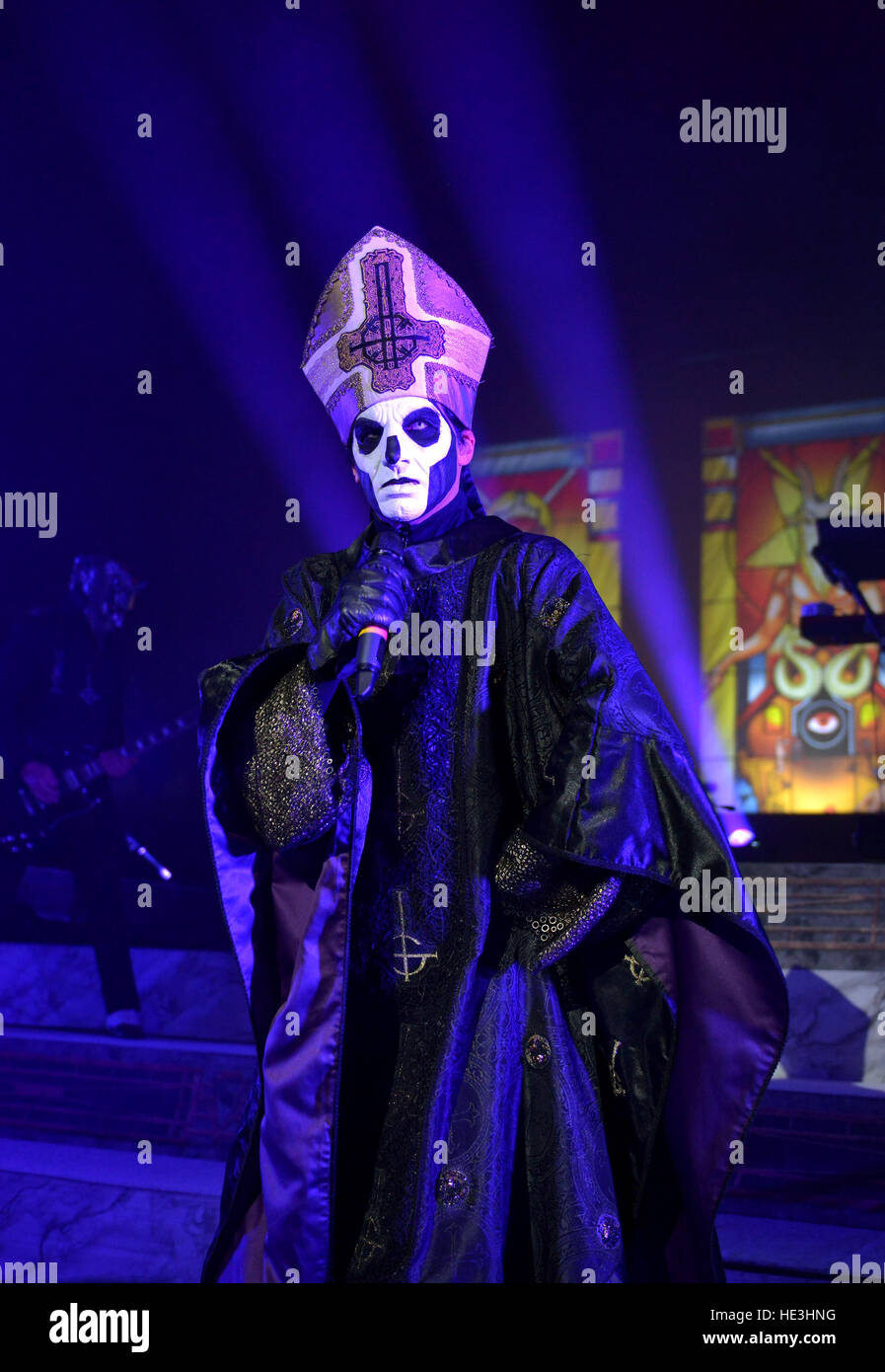 Swedish heavy metal band Ghost performs live in concert at Fillmore ...