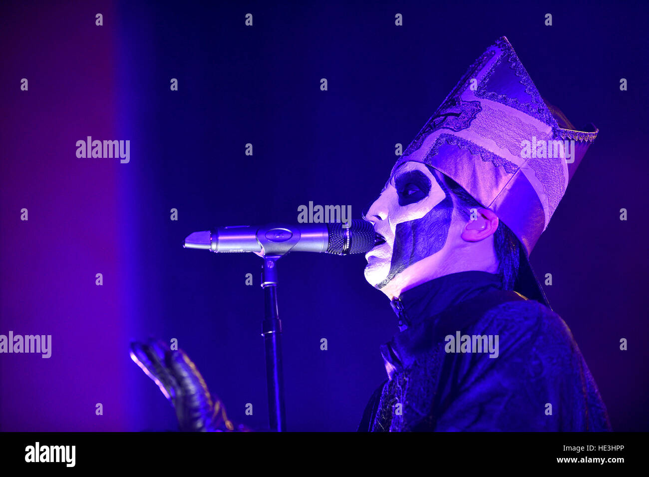 Swedish heavy metal band Ghost performs live in concert at Fillmore ...