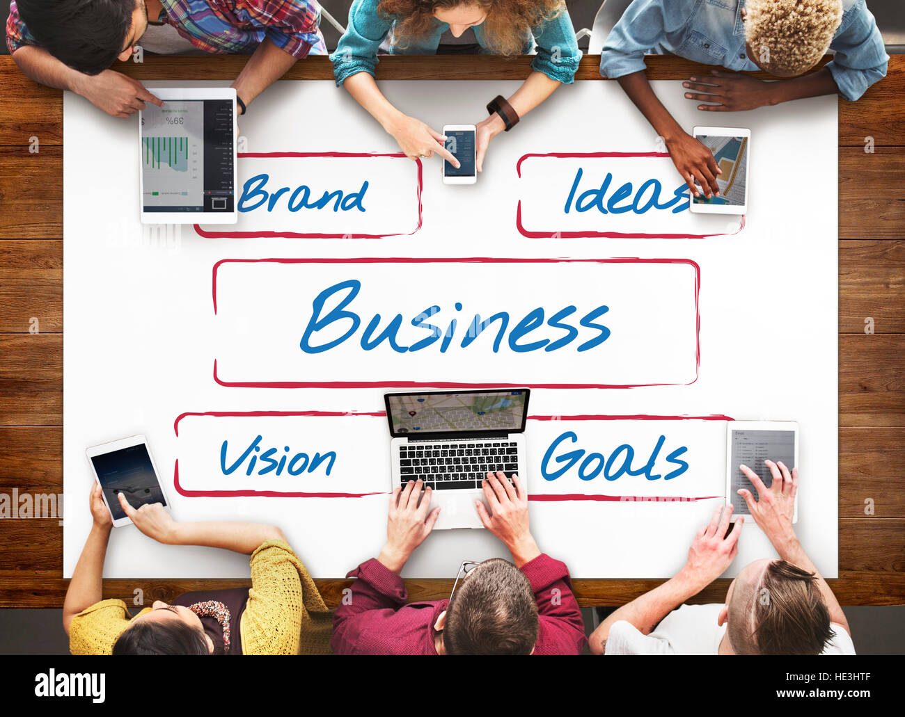 Business Entrepreneur Strategy Development Ideas Concept Stock Photo ...