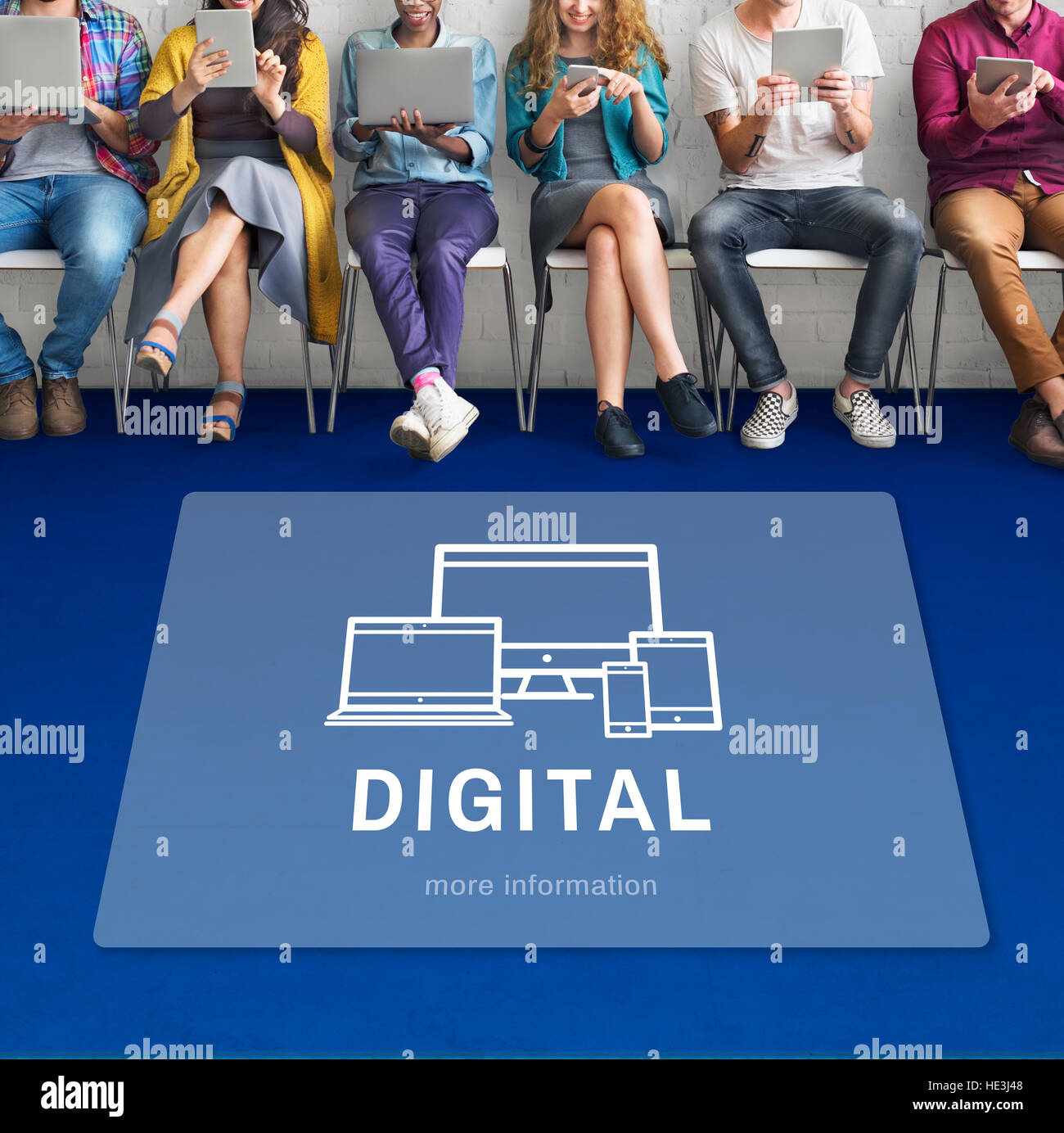 Digital Media Design Innovation Computer Concept Stock Photo - Alamy