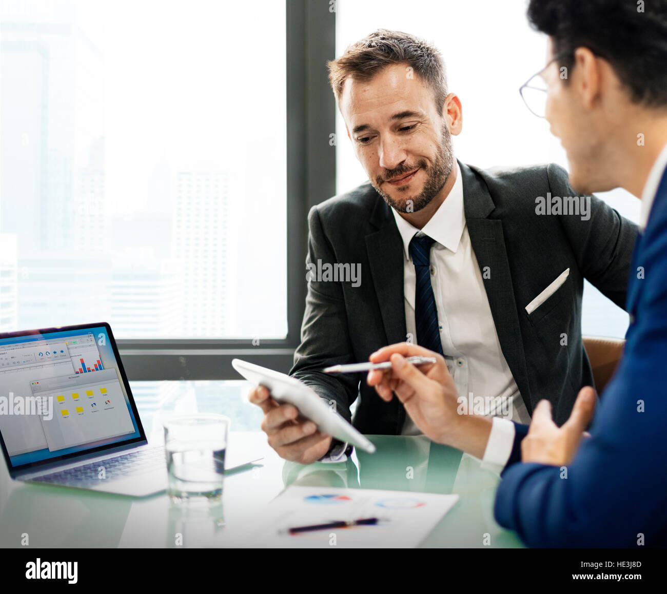 Business Corporate Colleagues Co-workers Job Concept Stock Photo - Alamy