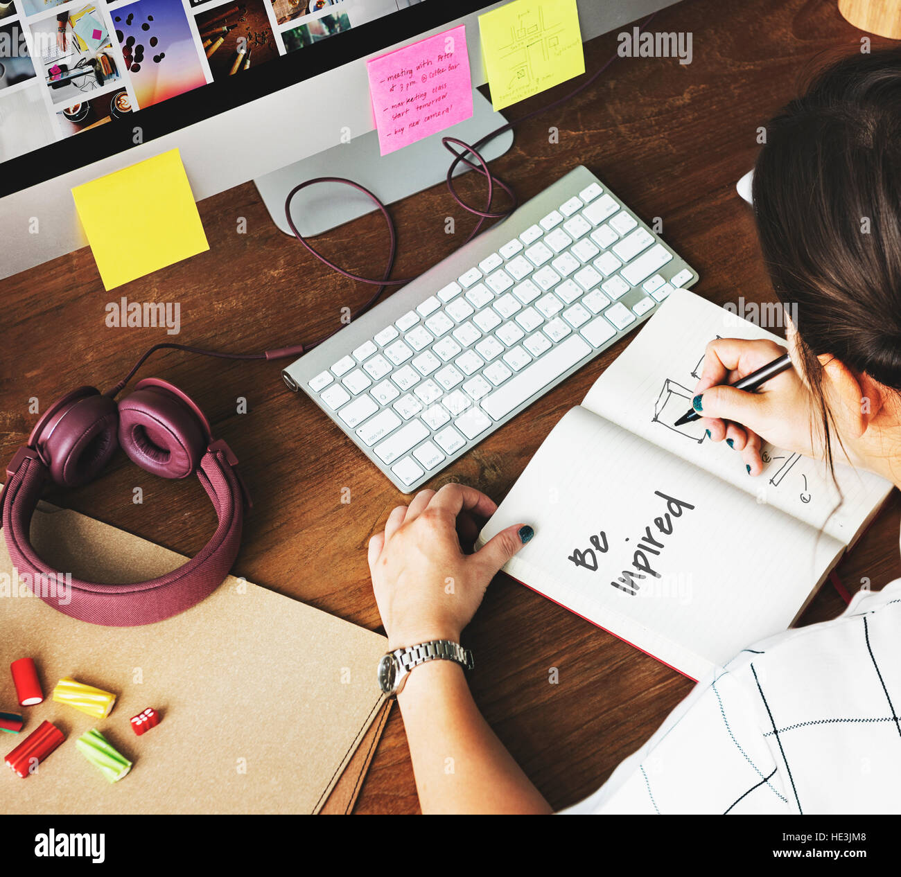 Improve Ideas Inspiration Creative Concept Stock Photo - Alamy