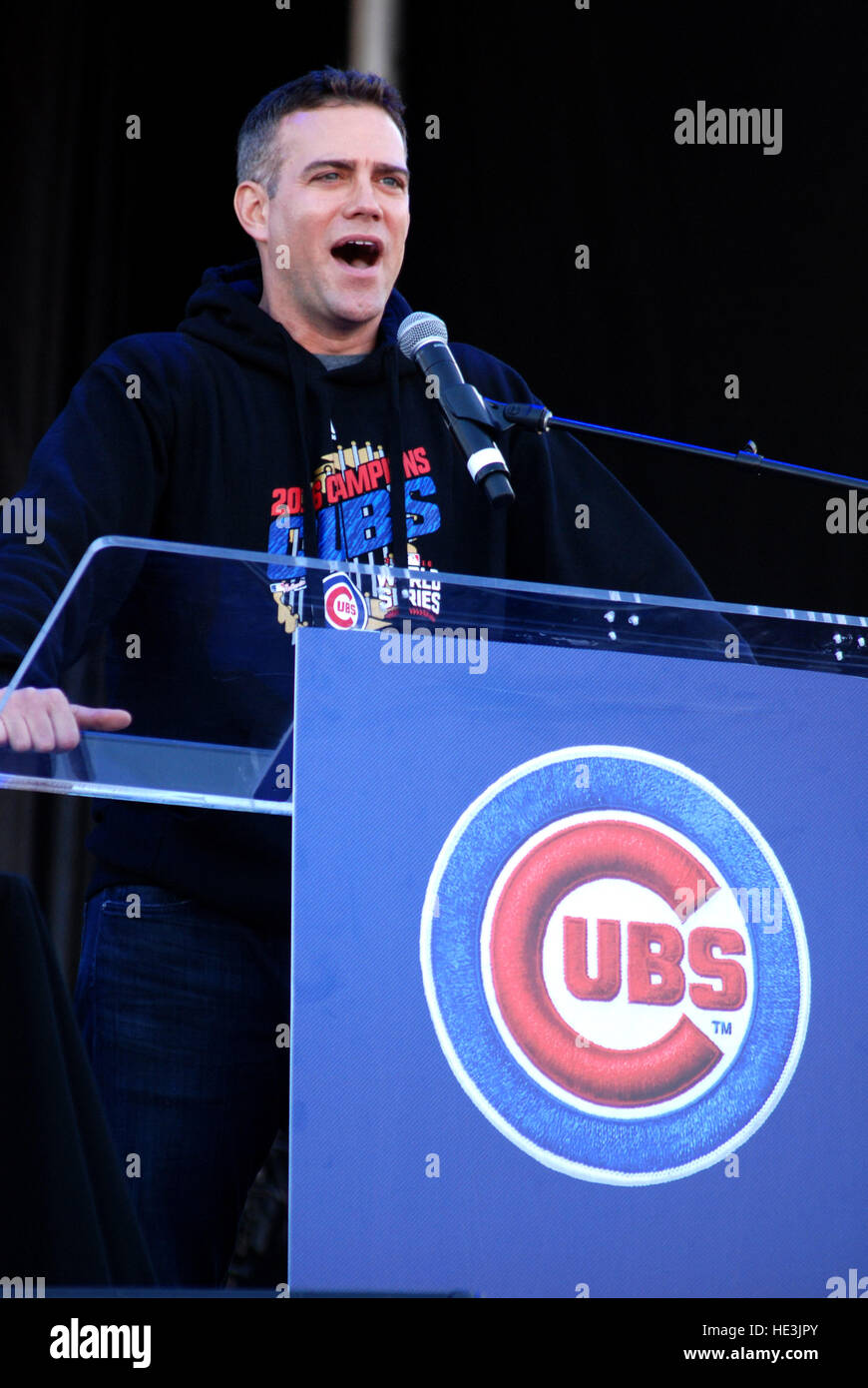 Chicago Cubs World Series Victory Rally In Grant Park On November 4