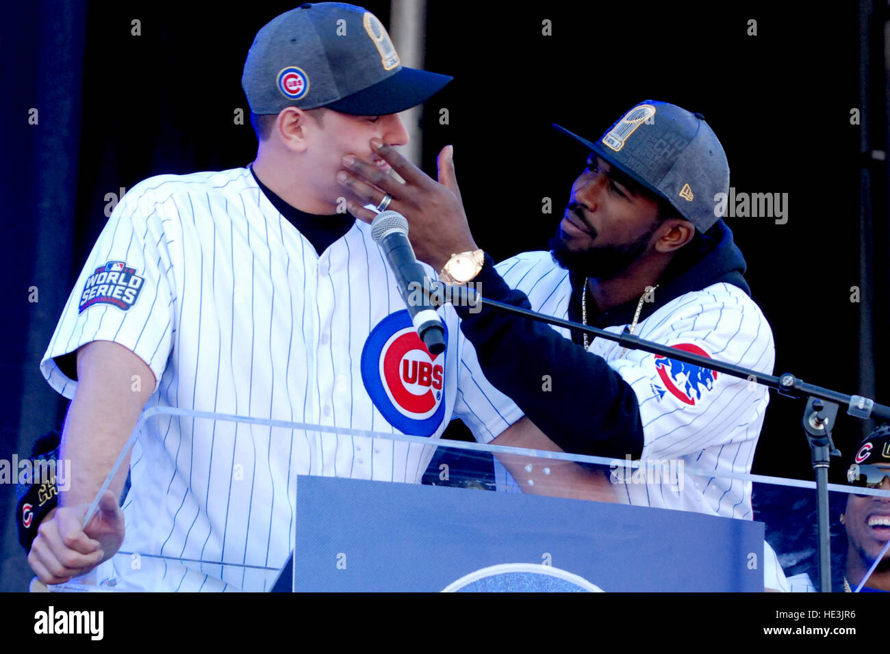 Chicago Cubs World Series Victory Rally in Grant Park on November 4 ...