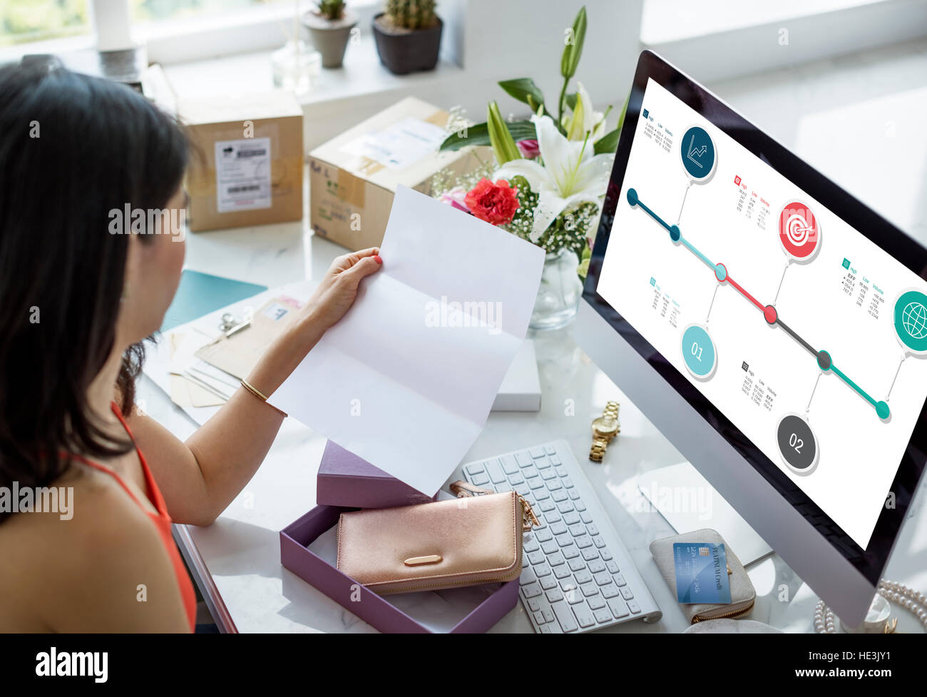 Business Plan Strategy Diagram Concept Stock Photo - Alamy