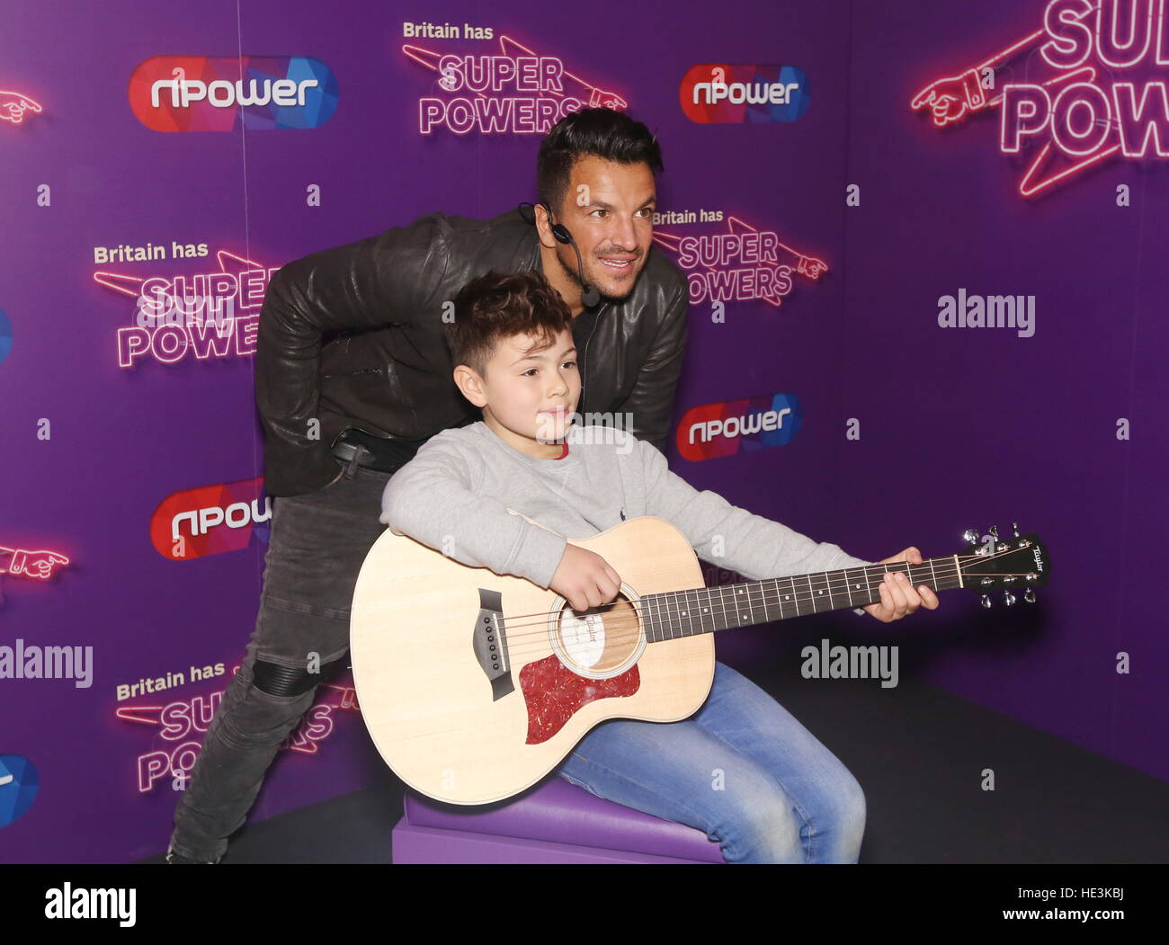 Peter Andre attends an npower talent show event at Bluewater Shopping ...