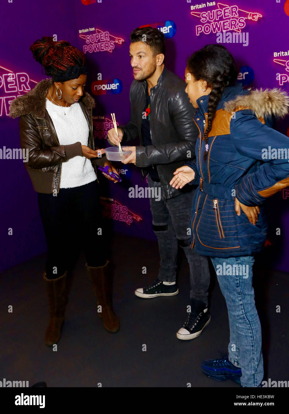 Peter Andre attends an npower talent show event at Bluewater Shopping ...