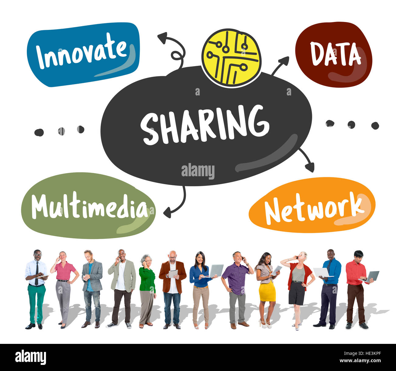 Internet Connection Word Diagram Concept Stock Photo - Alamy