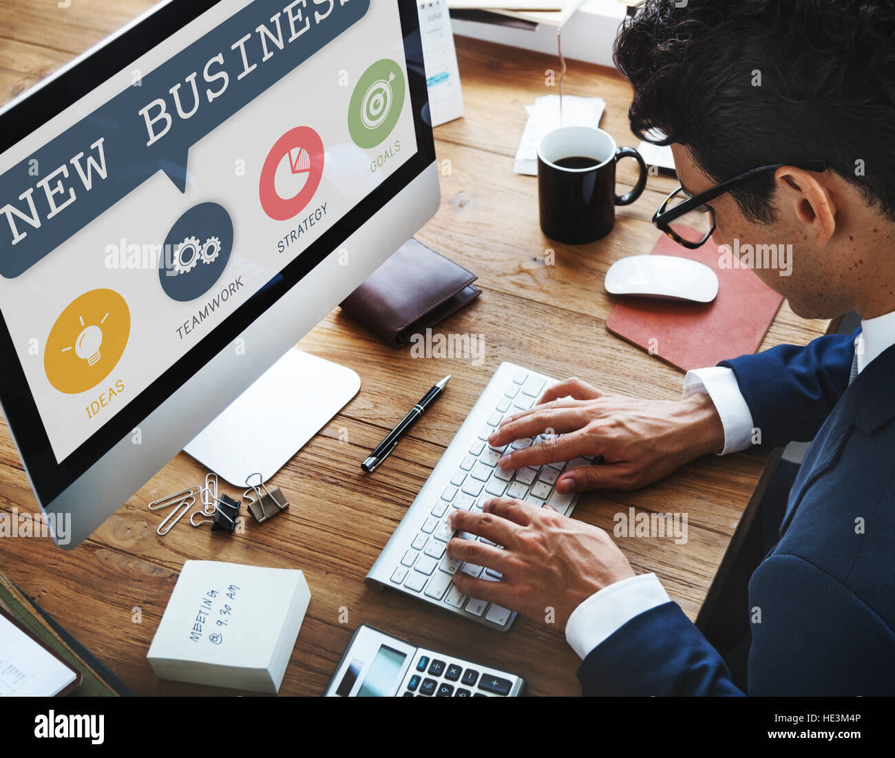 New Business Startup Entrepreneur Objective Concept Stock Photo - Alamy
