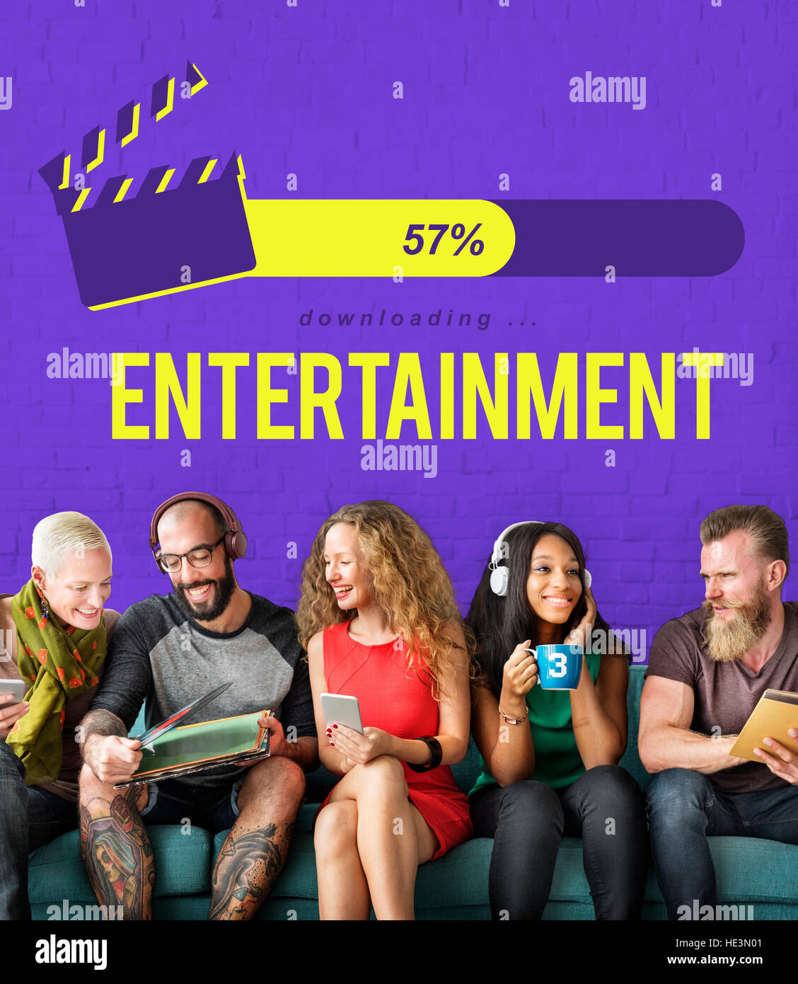 Entertainment Multimedia Theatre Movies Concept Stock Photo - Alamy