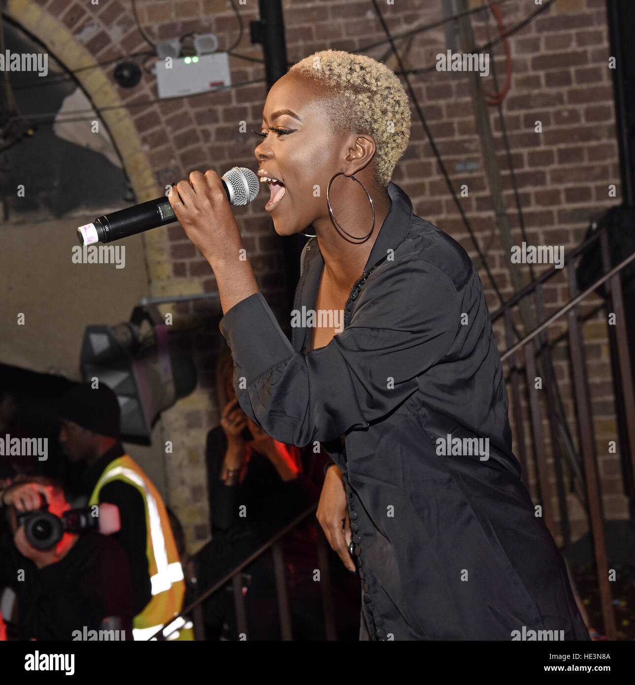 X Factor evictee Gifty Louise performs at G-A-Y in London. Gifty was ...