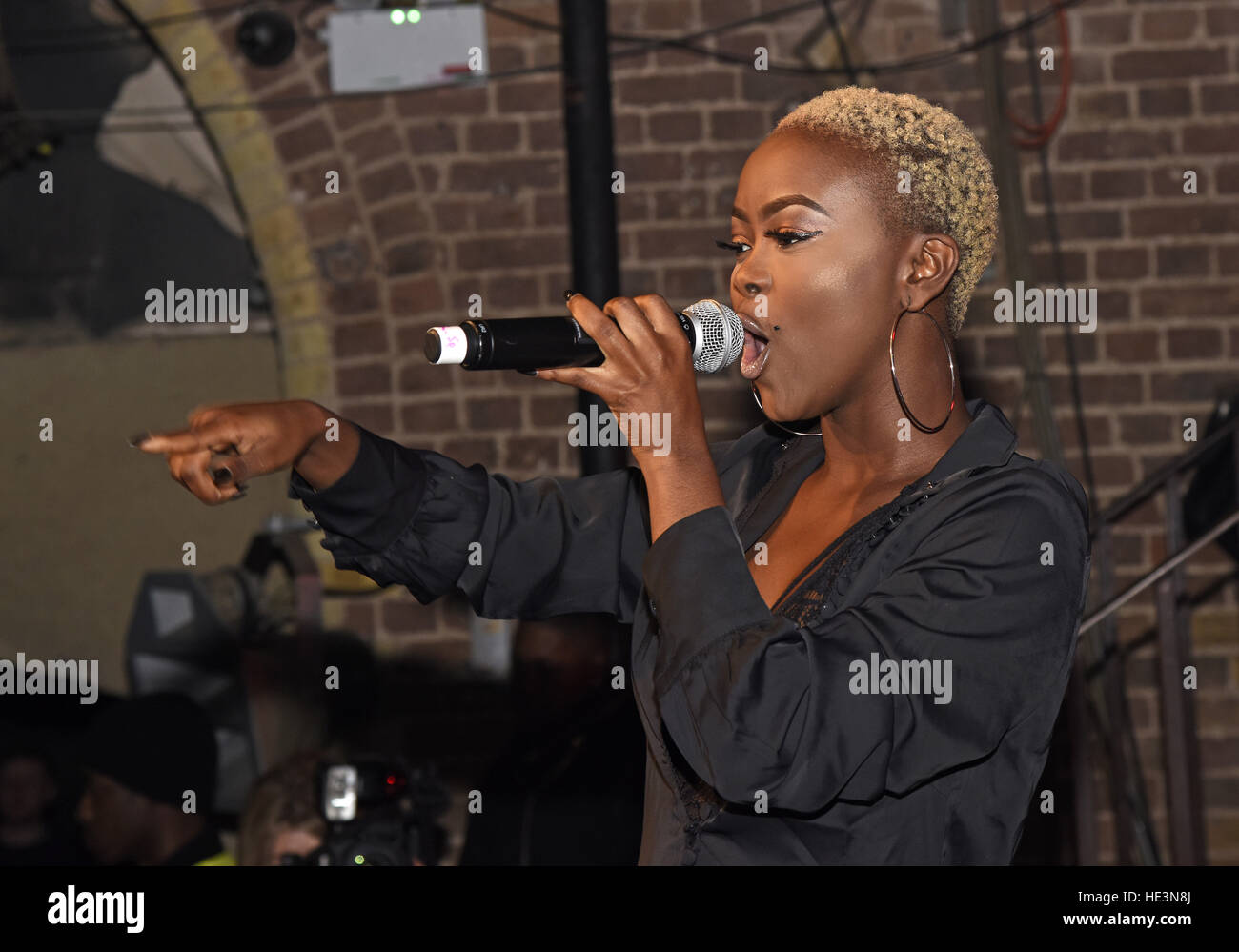 X Factor evictee Gifty Louise performs at G-A-Y in London. Gifty was ...