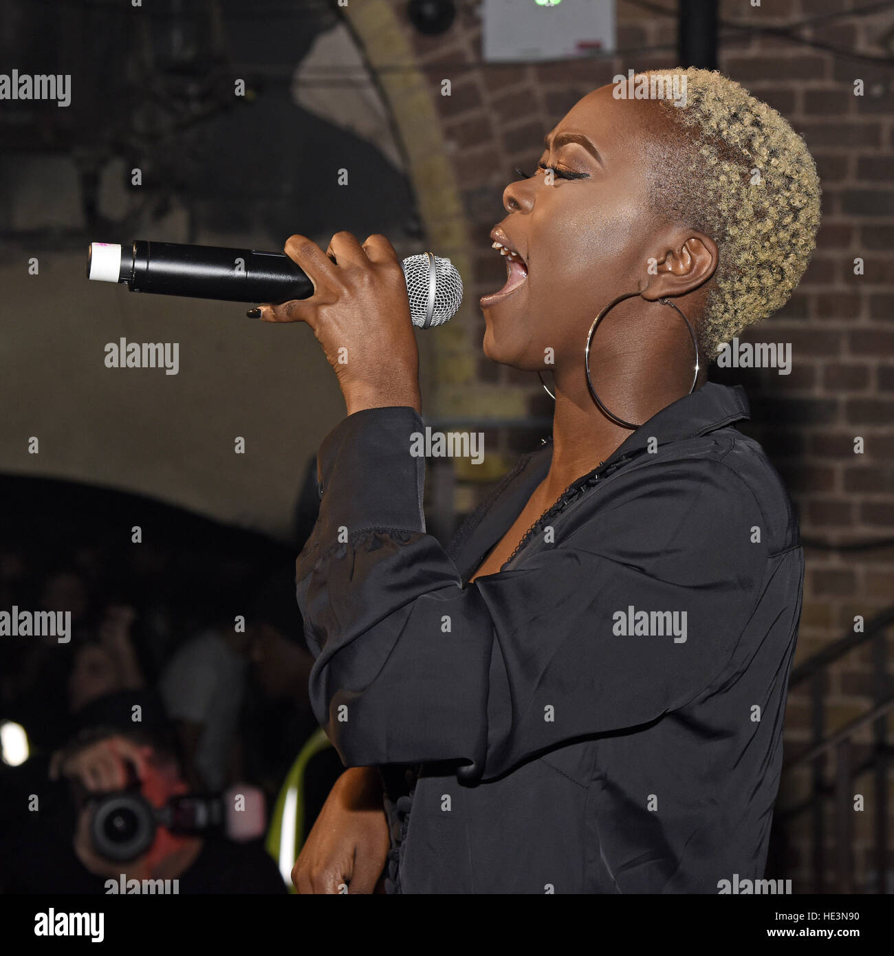 X Factor evictee Gifty Louise performs at G-A-Y in London. Gifty was ...