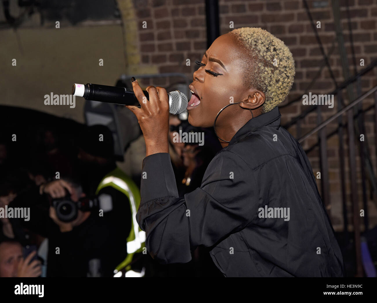 X Factor evictee Gifty Louise performs at G-A-Y in London. Gifty was ...