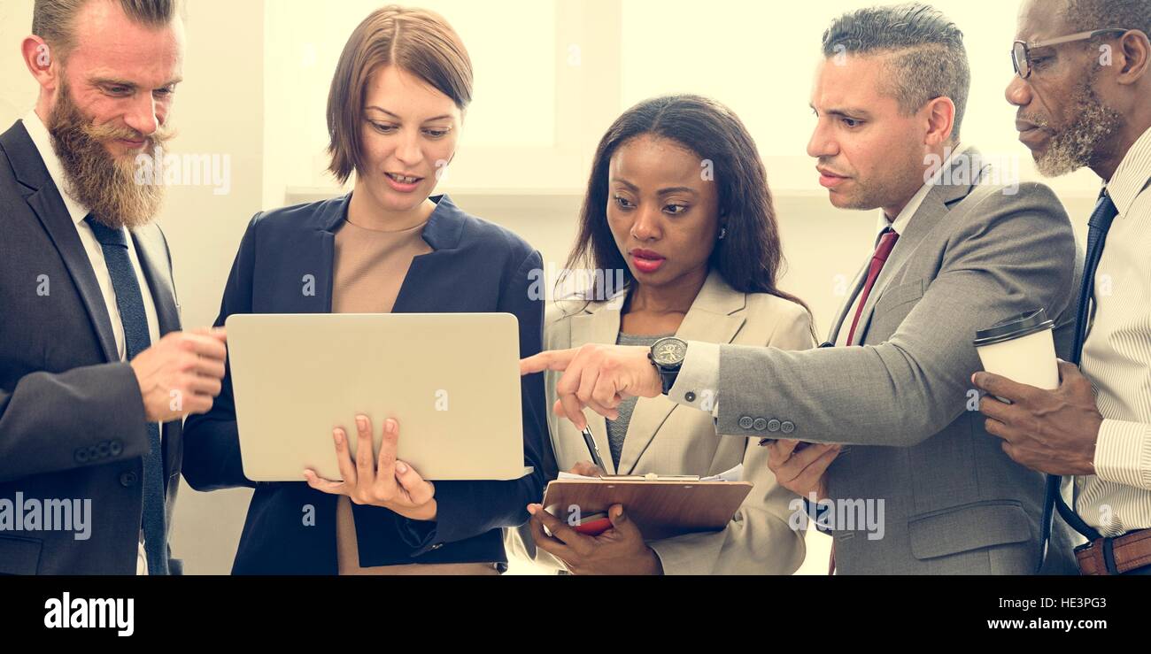 Business Team Working Research Planning Concept Stock Photo - Alamy