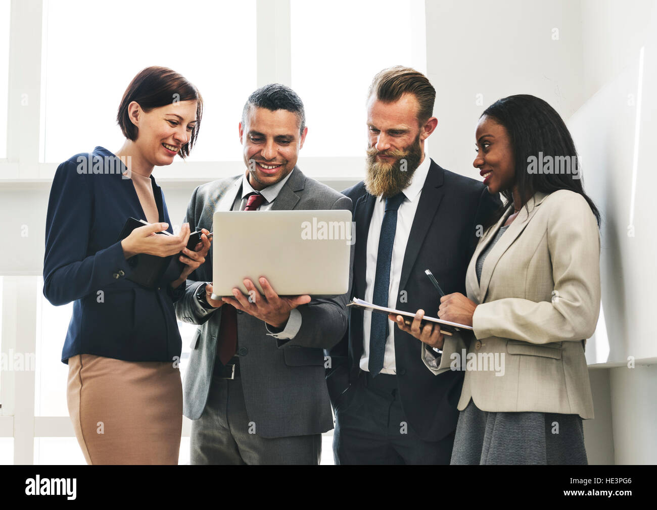 Business Team Working Research Planning Concept Stock Photo - Alamy