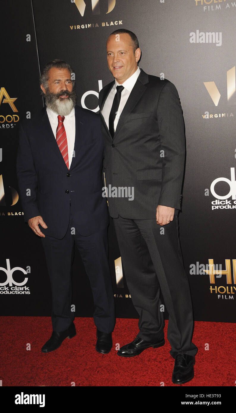 The 20th Annual Hollywood Film Awards Featuring: Mel Gibson, Vince ...