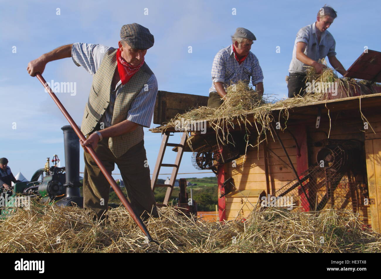 Vintage hay machine hi-res stock photography and images - Alamy