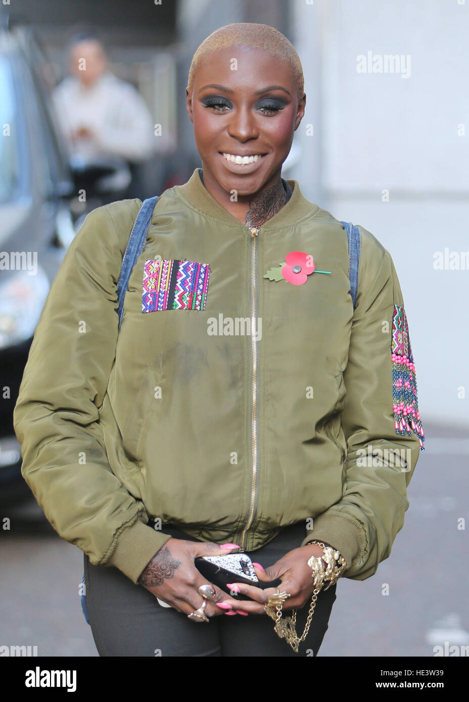 Laura Mvula outside ITV Studios Featuring: Laura Mvula Where: London ...