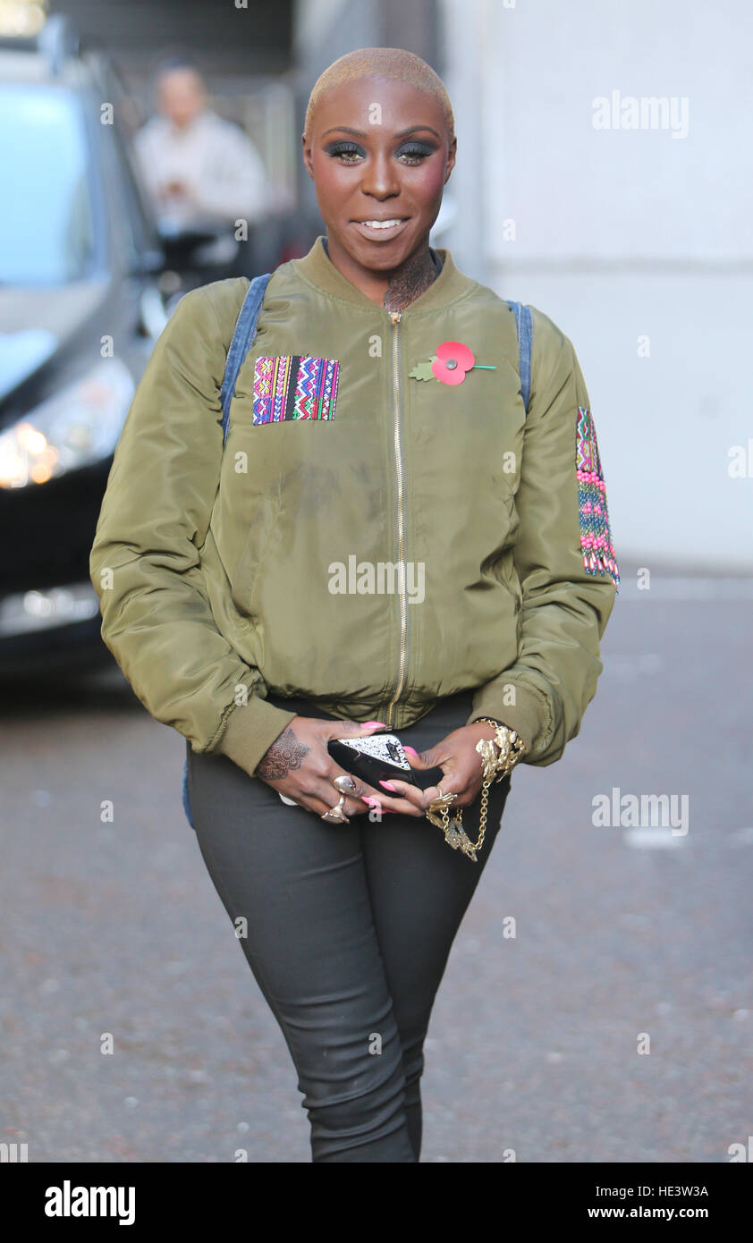 Laura Mvula outside ITV Studios Featuring: Laura Mvula Where: London ...