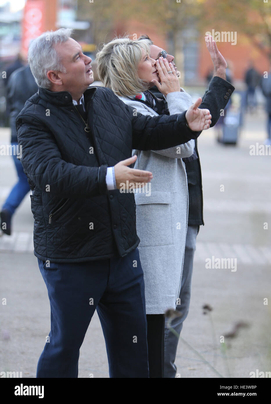 Eamonn Holmes and Ruth Langsford filming outside ITV Studios Featuring ...