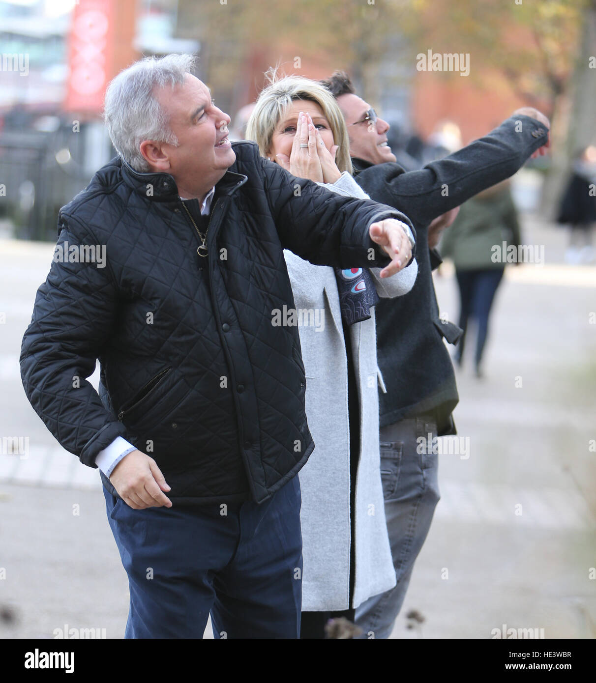 Eamonn Holmes and Ruth Langsford filming outside ITV Studios Featuring ...