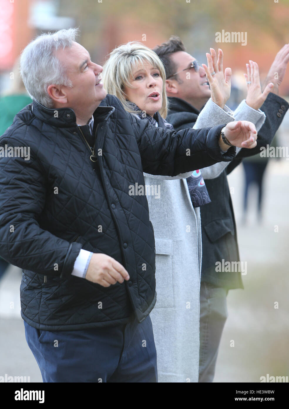 Eamonn Holmes and Ruth Langsford filming outside ITV Studios Featuring ...
