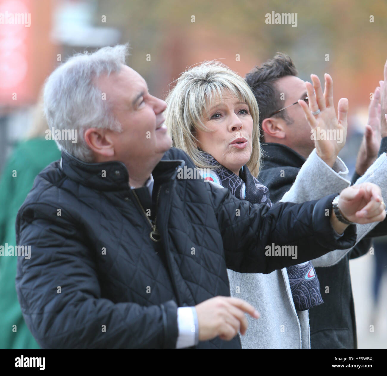 Eamonn Holmes and Ruth Langsford filming outside ITV Studios Featuring ...