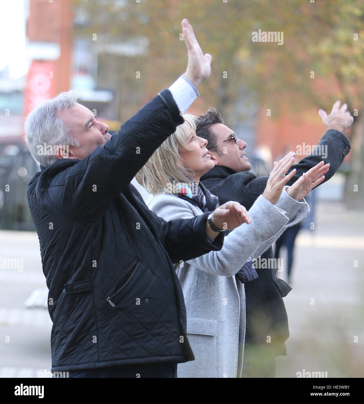 Eamonn Holmes and Ruth Langsford filming outside ITV Studios Featuring ...