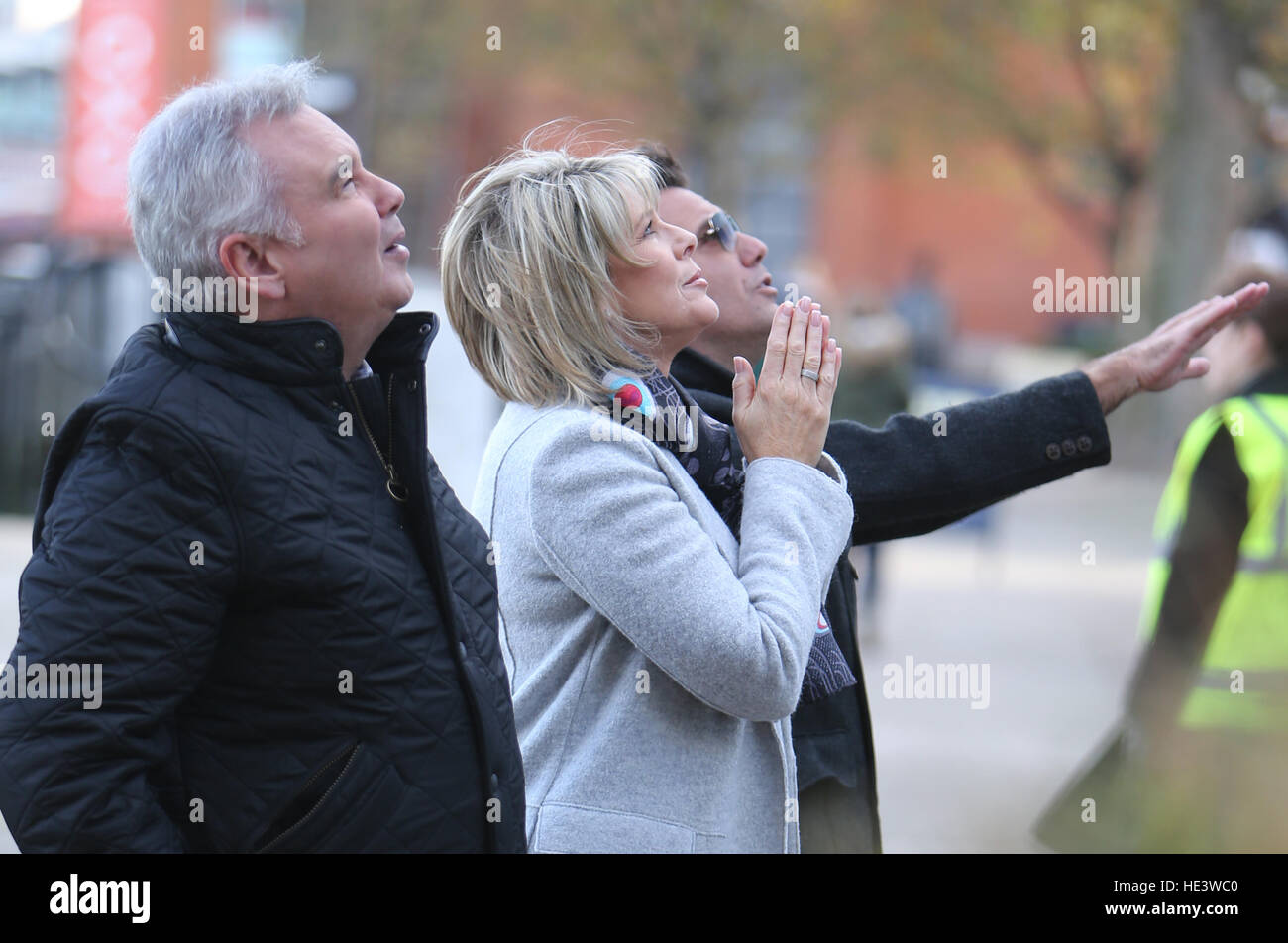 Eamonn Holmes and Ruth Langsford filming outside ITV Studios Featuring ...