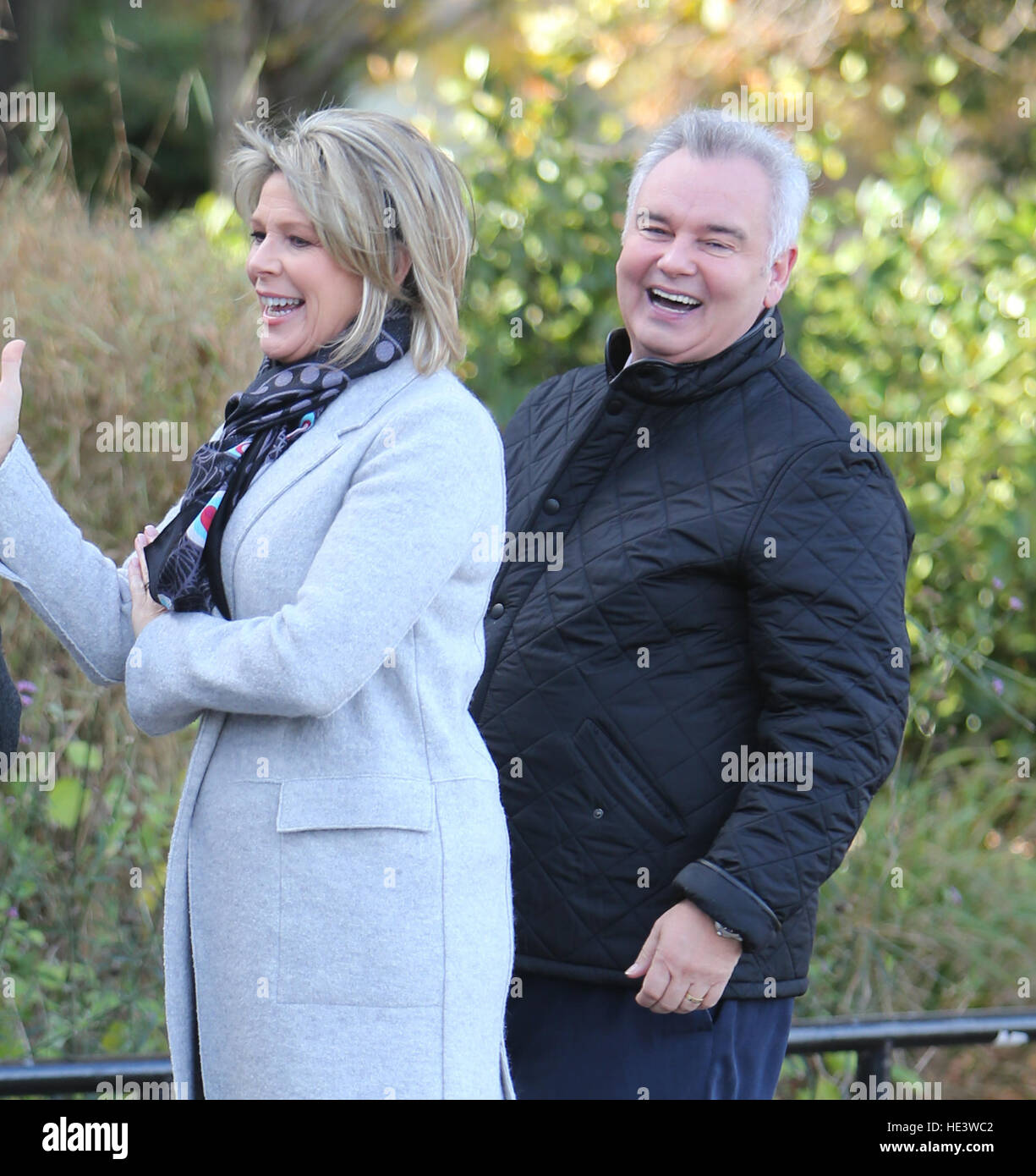 Eamonn Holmes and Ruth Langsford filming outside ITV Studios Featuring ...
