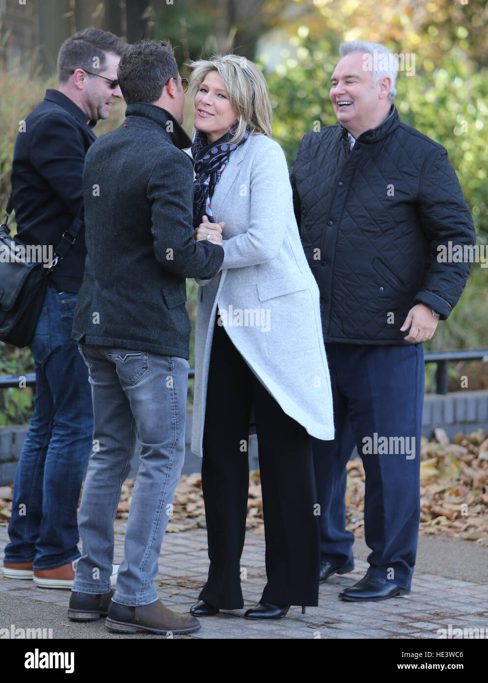 Eamonn Holmes and Ruth Langsford filming outside ITV Studios Featuring ...