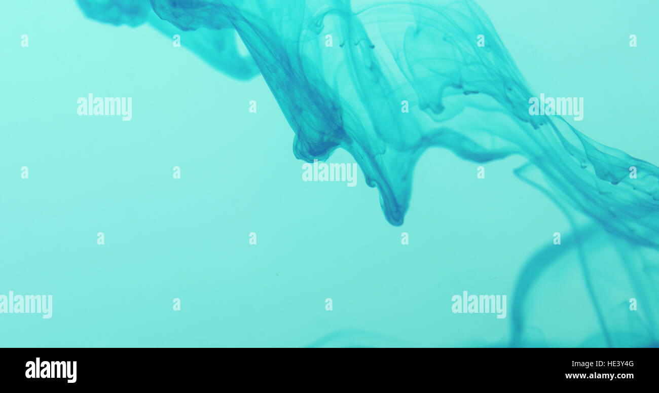 Ink flow cloud blue slow hi-res stock photography and images - Alamy