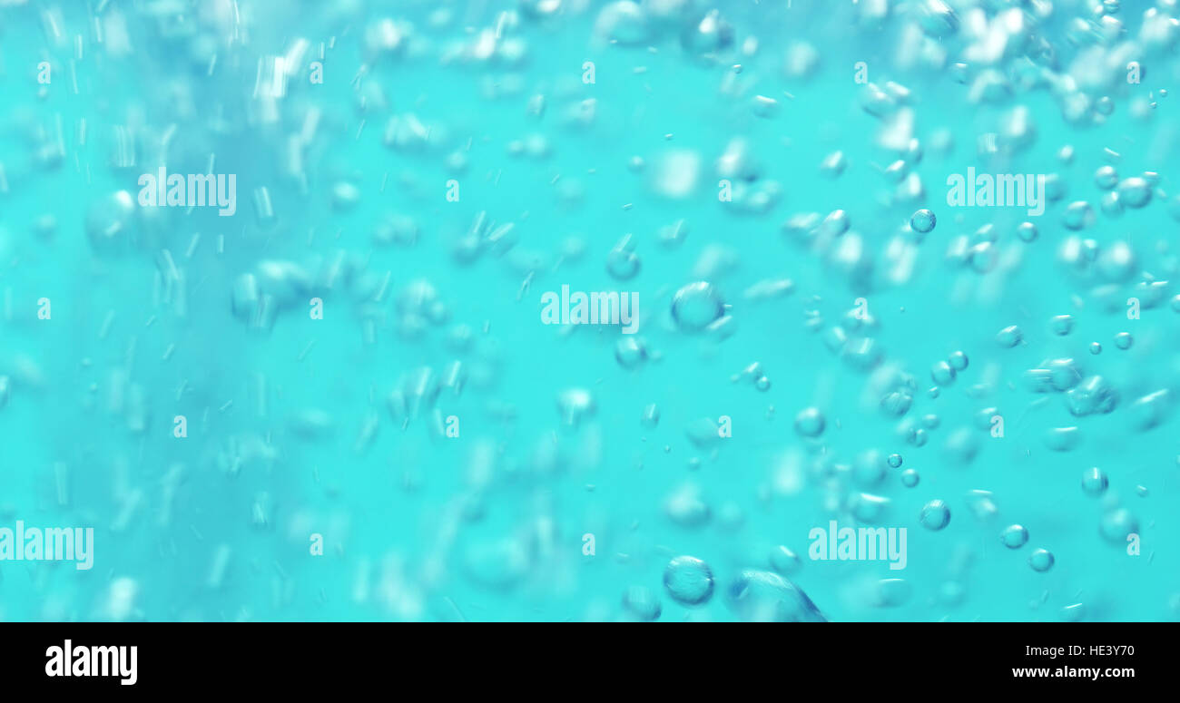 underwater air bubbles in blue water pouring Stock Photo - Alamy