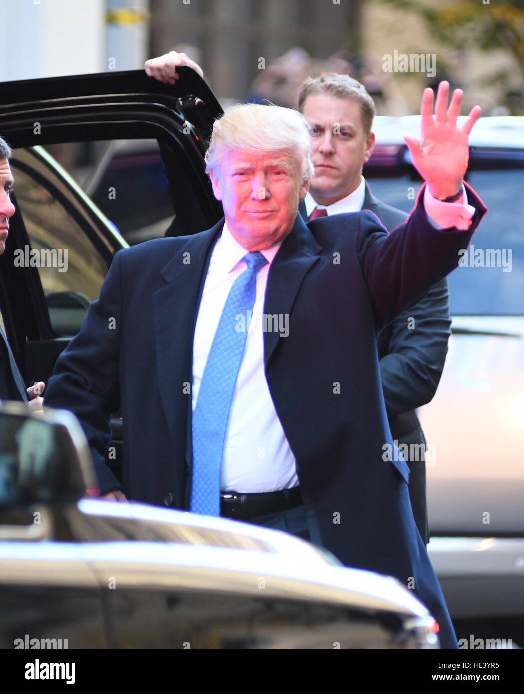 Donald Trump votes on Election Day 2016 Featuring: Donald Trump ...