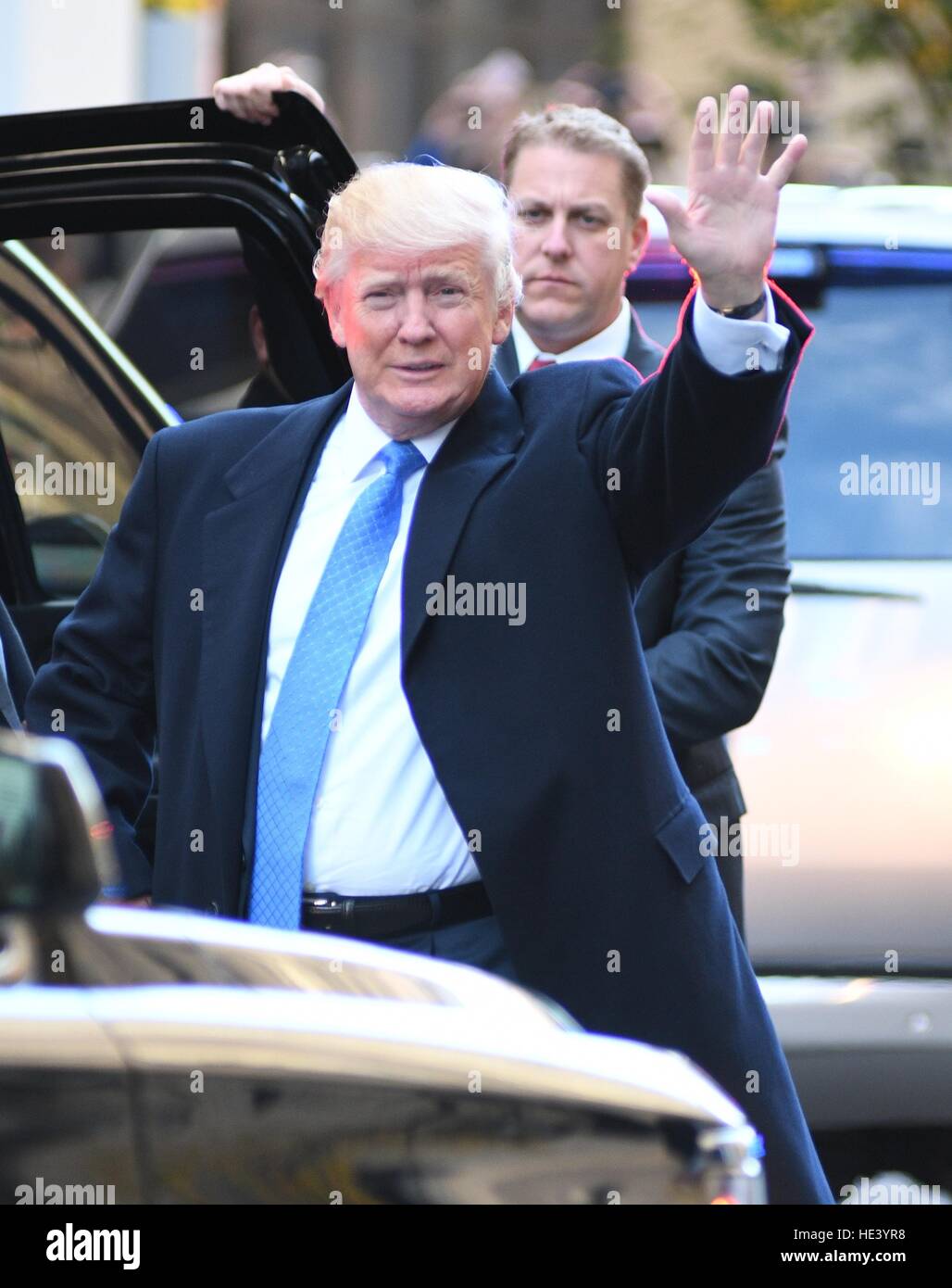 Donald Trump votes on Election Day 2016 Featuring: Donald Trump ...