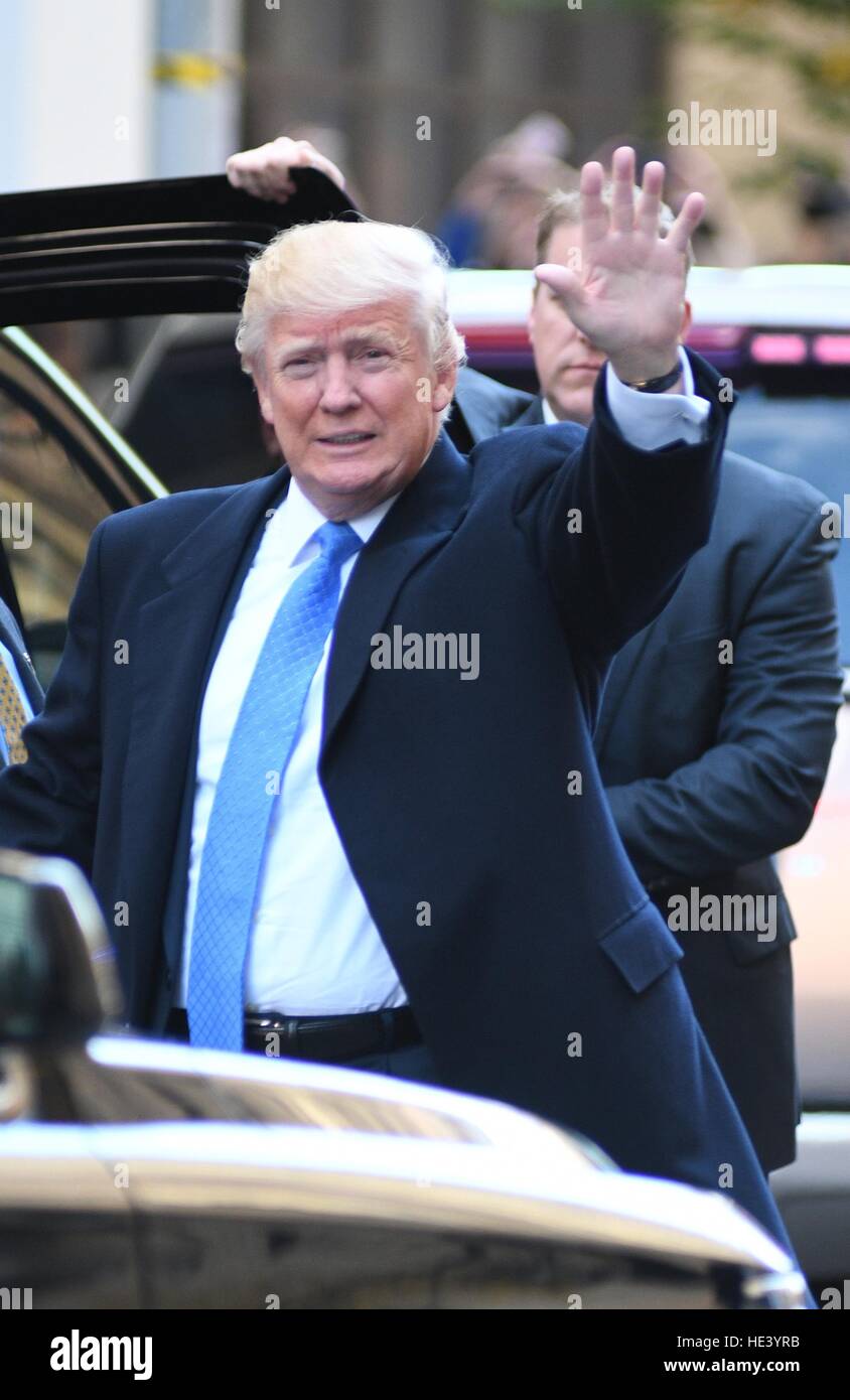 Donald Trump votes on Election Day 2016 Featuring: Donald Trump ...