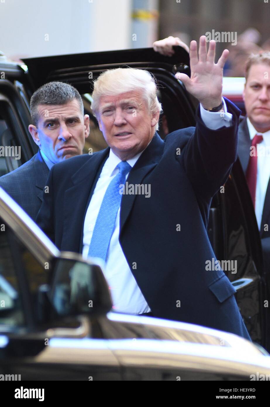 Donald Trump votes on Election Day 2016 Featuring: Donald Trump ...