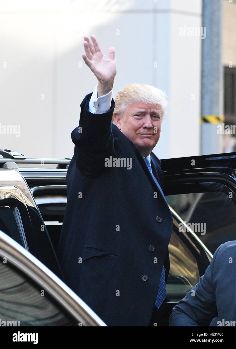 Donald Trump votes on Election Day 2016 Featuring: Donald Trump ...