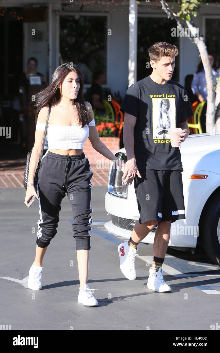 Madison Beer and Jack Gilinsky seen leaving Fred Segal hand in hand ...