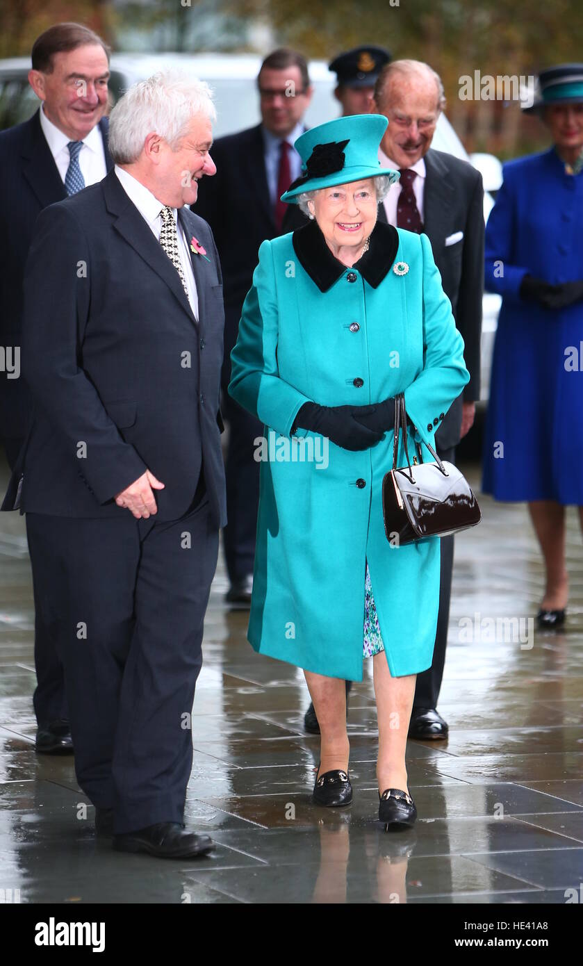 The Queen, accompanied by The Duke of Edinburgh, opens the Francis ...