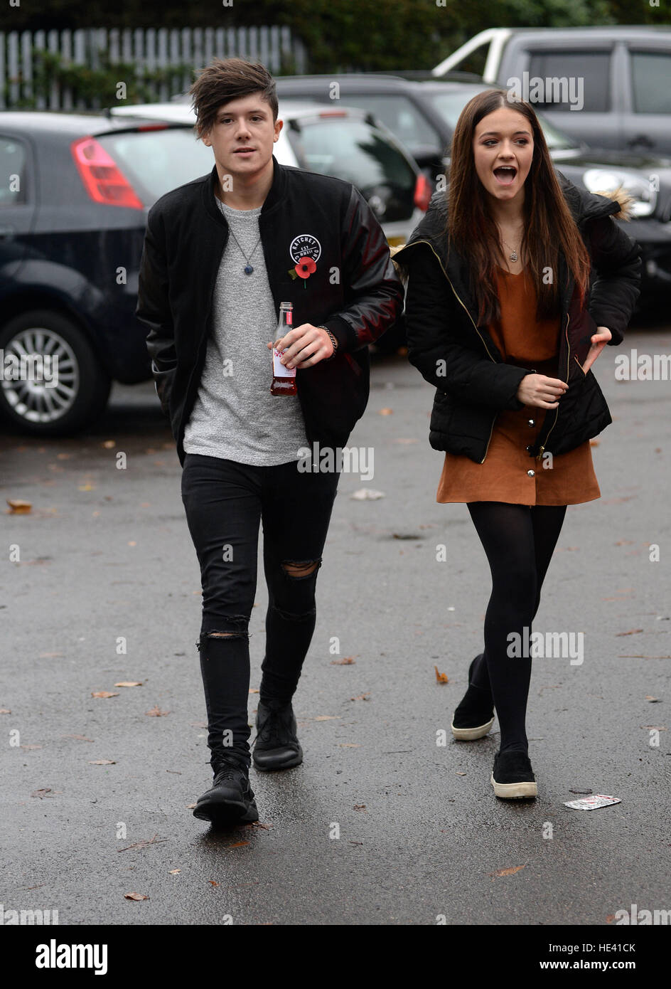 X Factor Contestants arrive at Rehearsal Studios Featuring: Ryan Lawrie ...