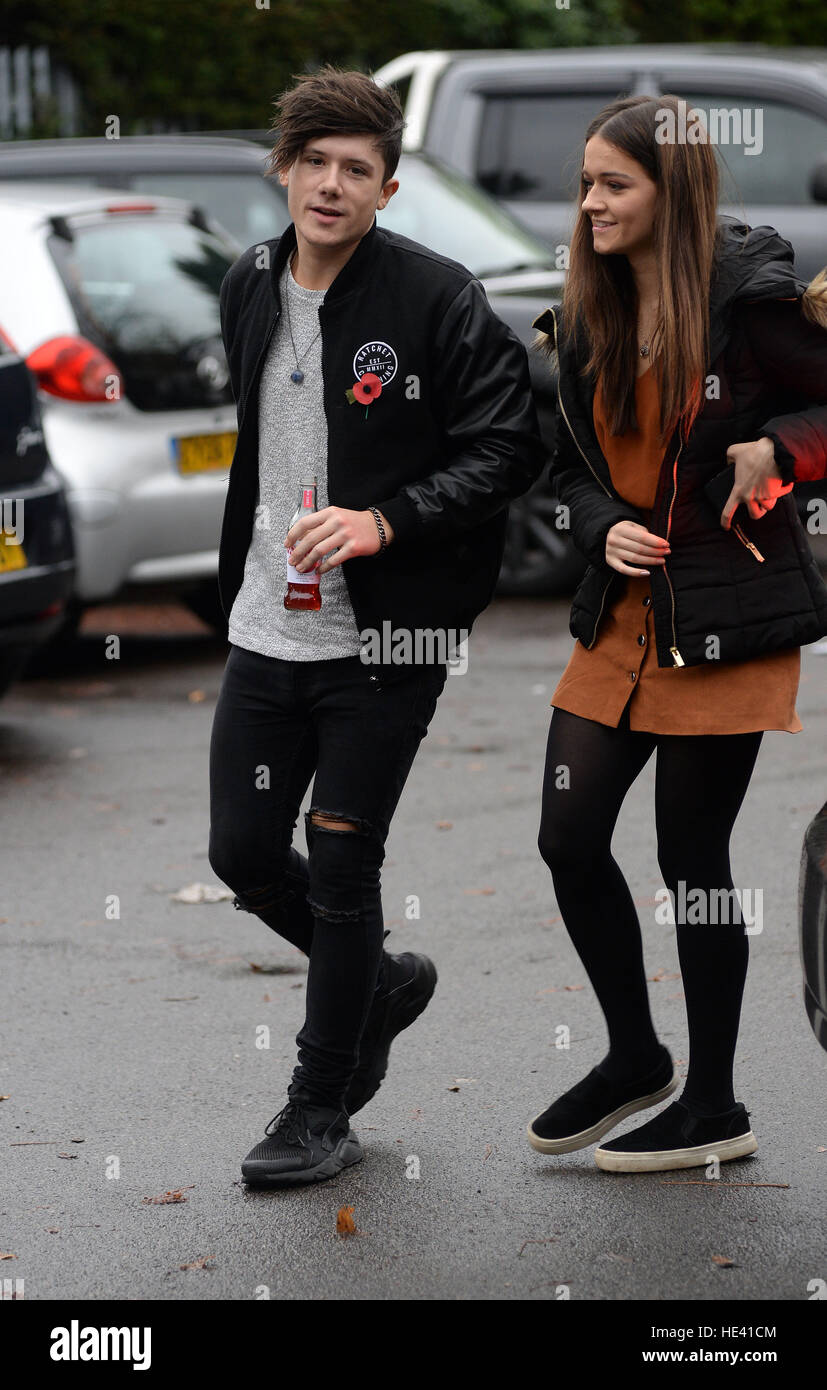 X Factor Contestants arrive at Rehearsal Studios Featuring: Ryan Lawrie ...
