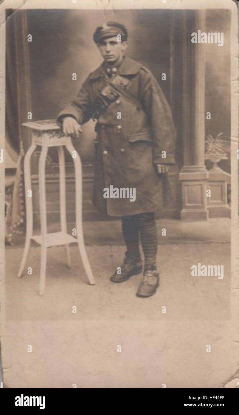 This photograph depicts an unidentified Canadian soldier, likely from a ...