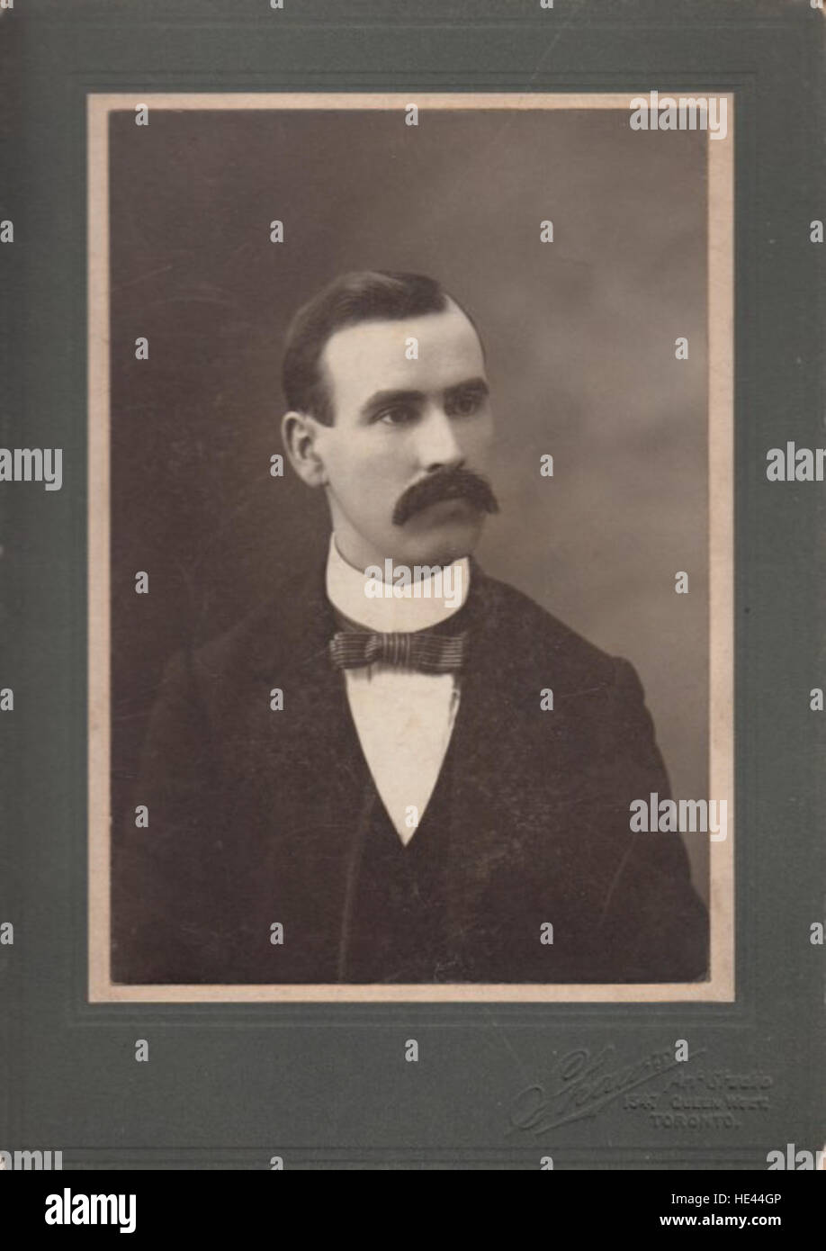Photograph of unidentified man Stock Photo - Alamy