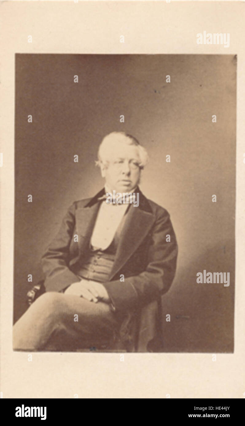 This photograph from the 19th century captures the Earl of Carlisle, a ...