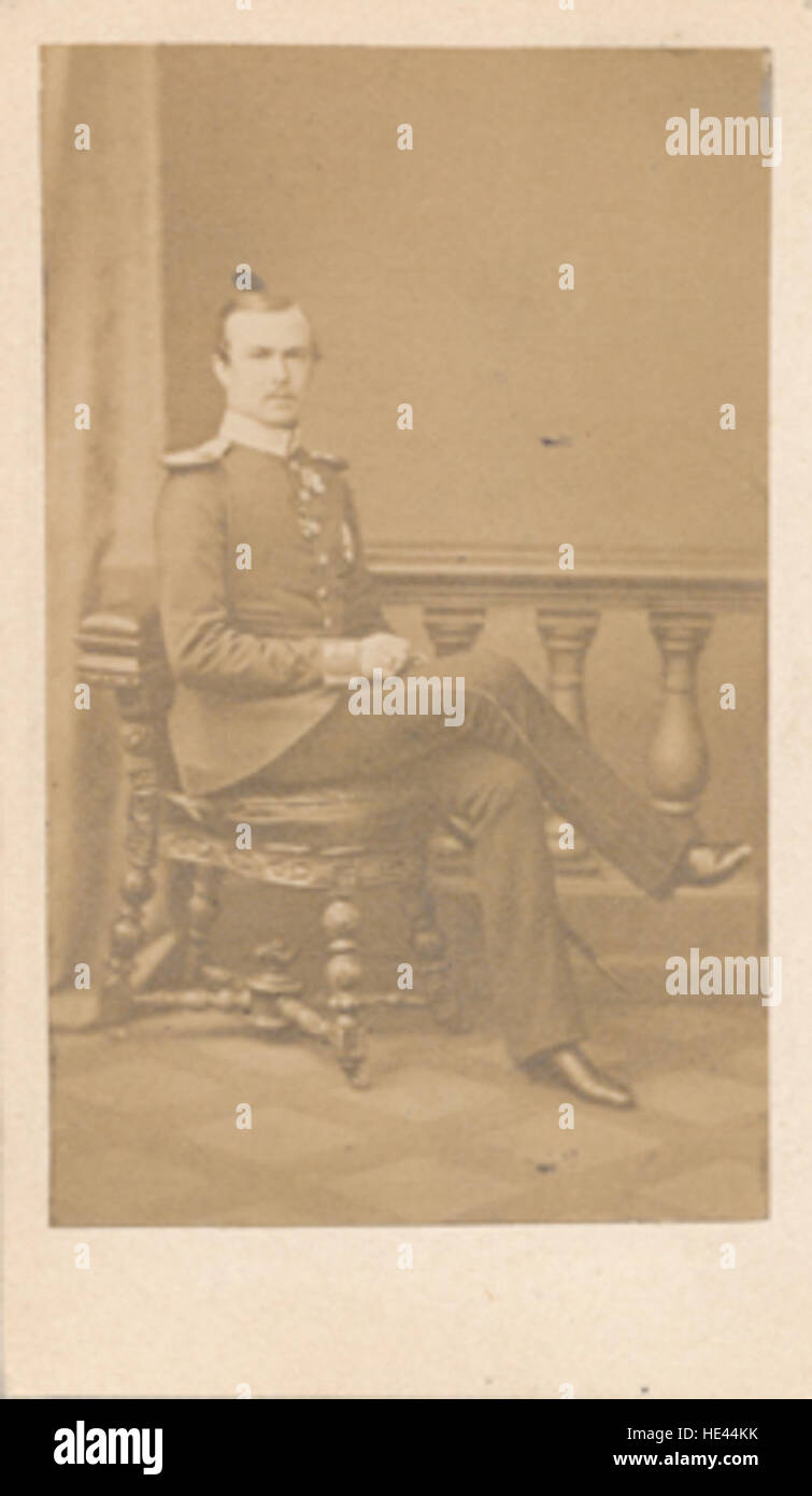 This photograph captures Prince Louis of Hesse, a prominent figure in ...