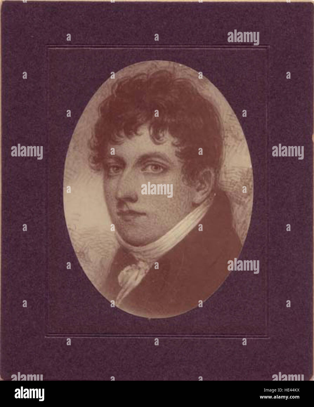 A historical photograph capturing a drawing of Judge Thomas Taylor ...