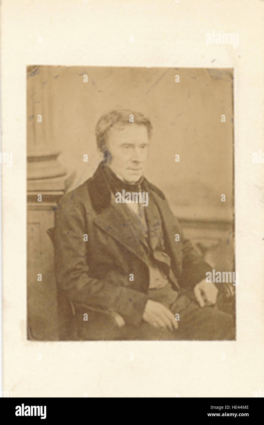 This historic photograph depicts Sir Benjamin Brodie, an influential ...